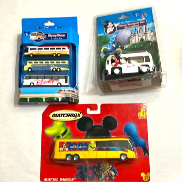 Disney | Toys | Disney World Buses 206 Celebration Bus Mickey Goofy ...